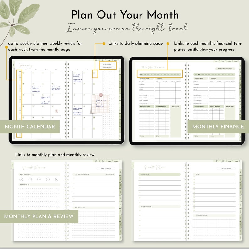 2023 2024 Digital Goodnotes Planner Notability Planner Ipad - Etsy