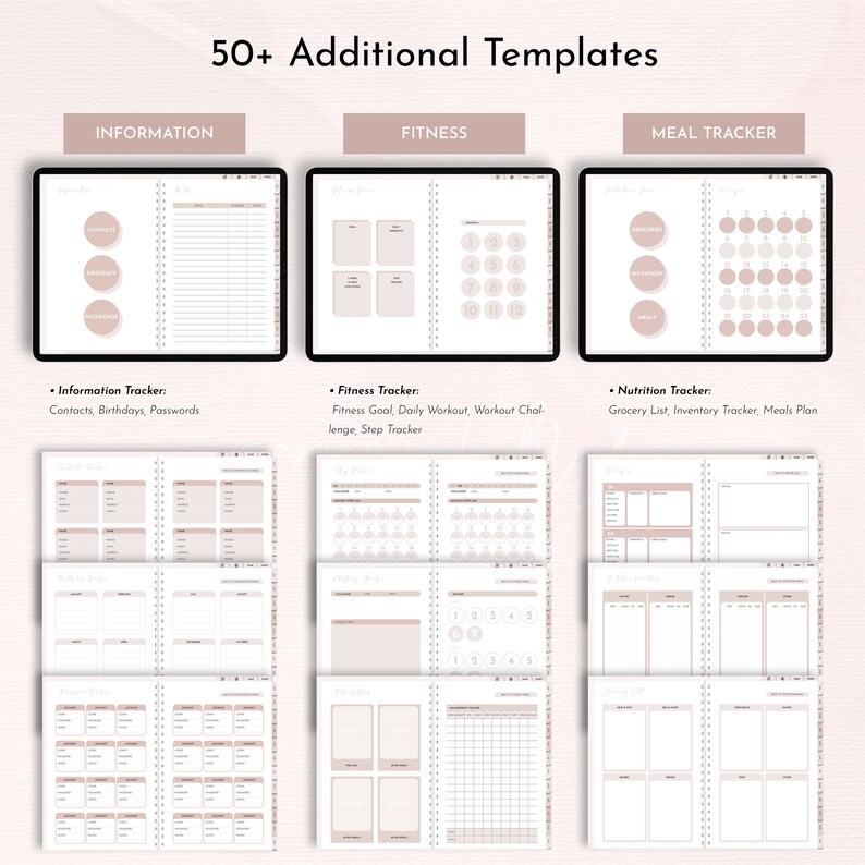 2023 2024 Digital Goodnotes Planner Notability Planner Ipad - Etsy