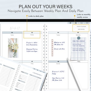 2022 2023 Digital Goodnotes Planner, Notability Planner, iPad Planner ...
