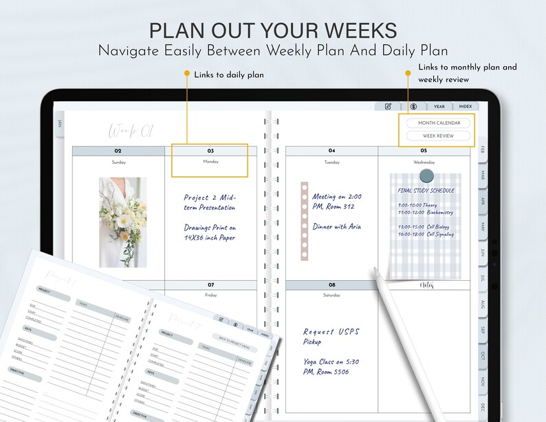2022 2023 Digital Goodnotes Planner Notability Planner Ipad - Etsy