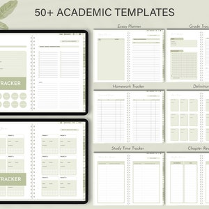 Undated Student Goodnotes Planner, Any Year Notability Digital Planner ...