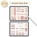 Digital Stickers, Boho Stickers Set, Goodnotes Sticker Book, Cute ...