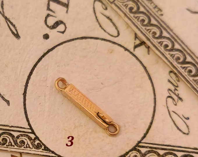 Victorian 18k Rose Solid Gold French Clasp for Chain or Necklace N 3 - Etsy