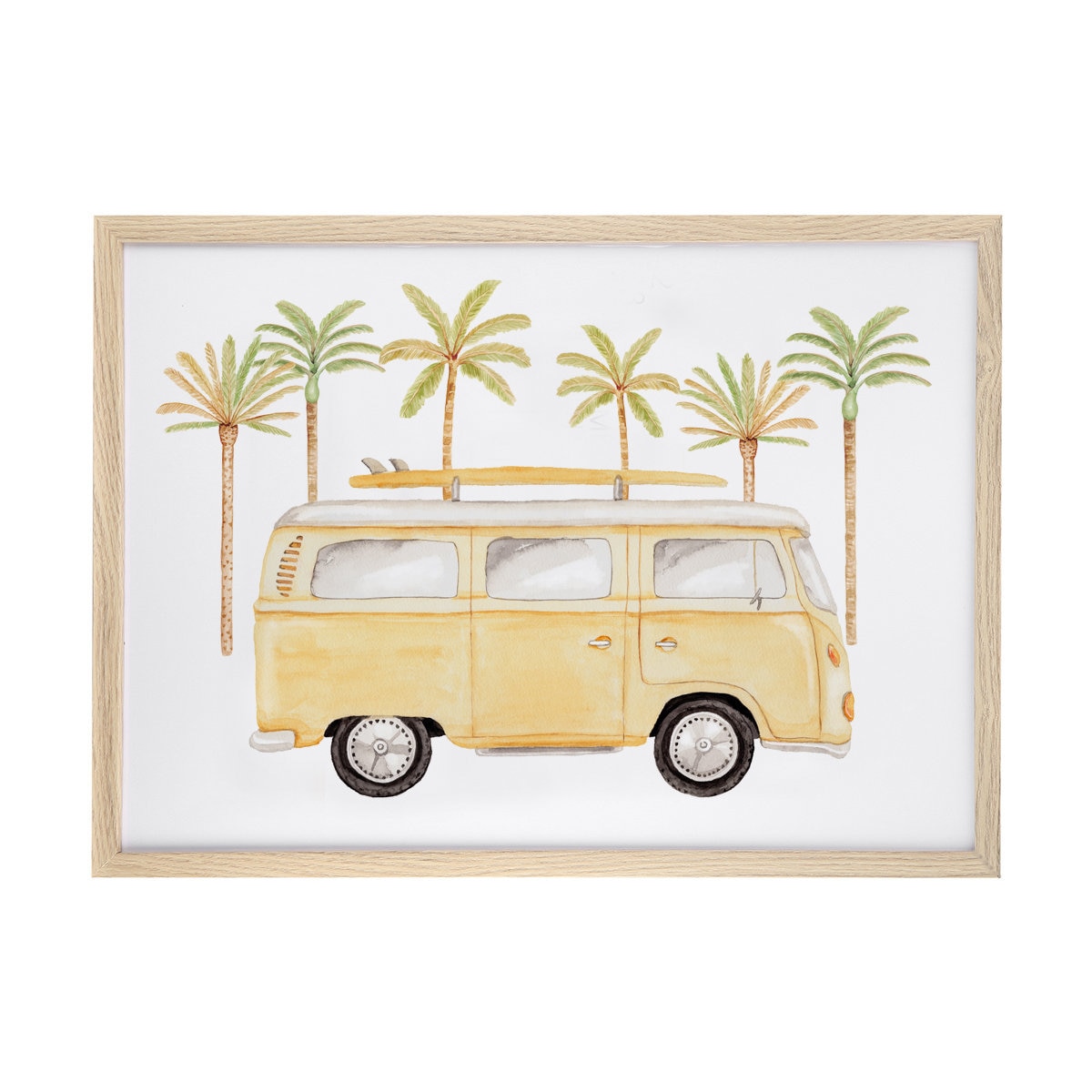Combi Print - Coast Life Green Palms, Kids Prints, Boys Print, Beach ...