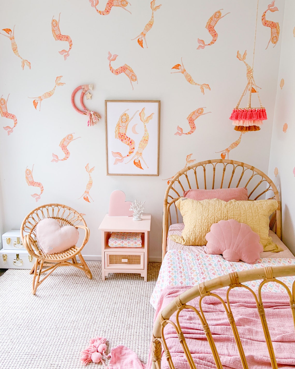 Mermaid Print - Kids Wall Art, Kids Prints, Girls Prints - Etsy