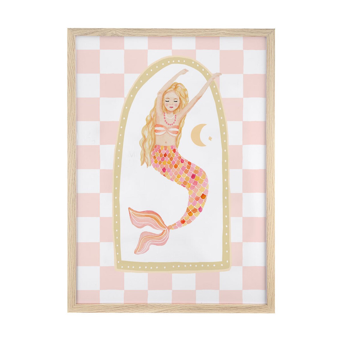 Mermaid Layla Print Girls Prints, Kids Prints, Mermaid Theme, Ocean ...