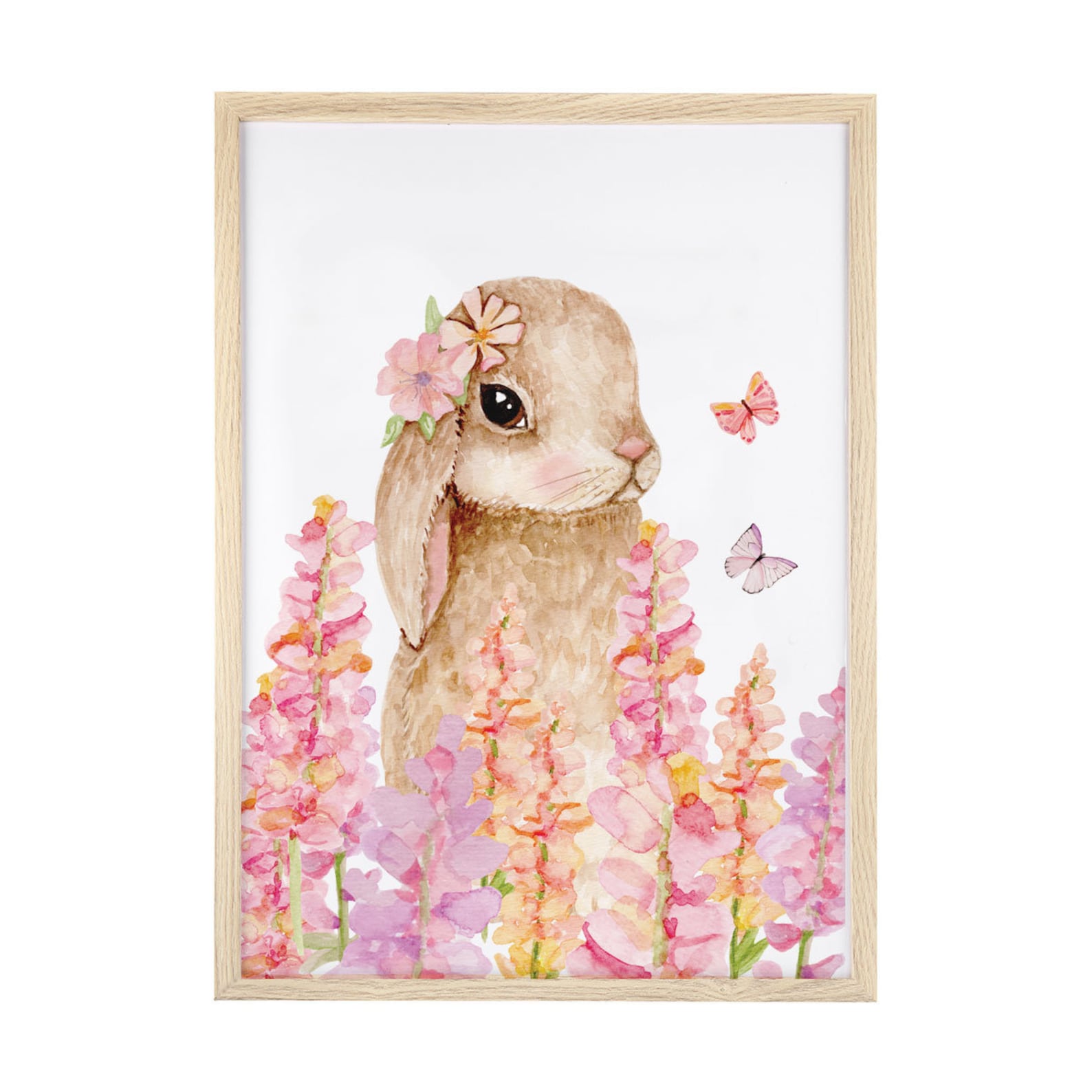 Flopsy Bunny Print - Kids Prints, Easter Print, Girls Prints - Etsy