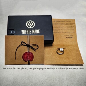 Personalized Birthstone Celestial Viking Wedding Ring Set - Rustic ...