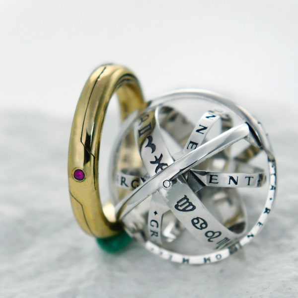 Astronomical Sphere Ring - Etsy