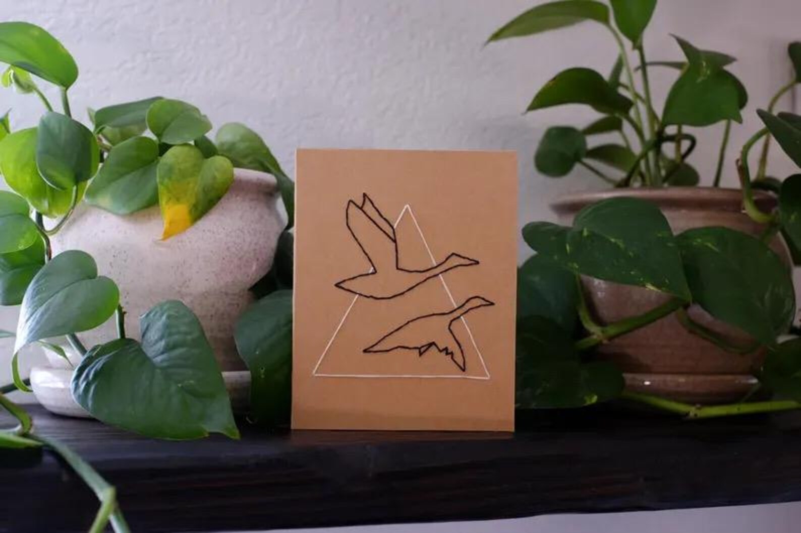 Hand Embroidered Cards - Etsy