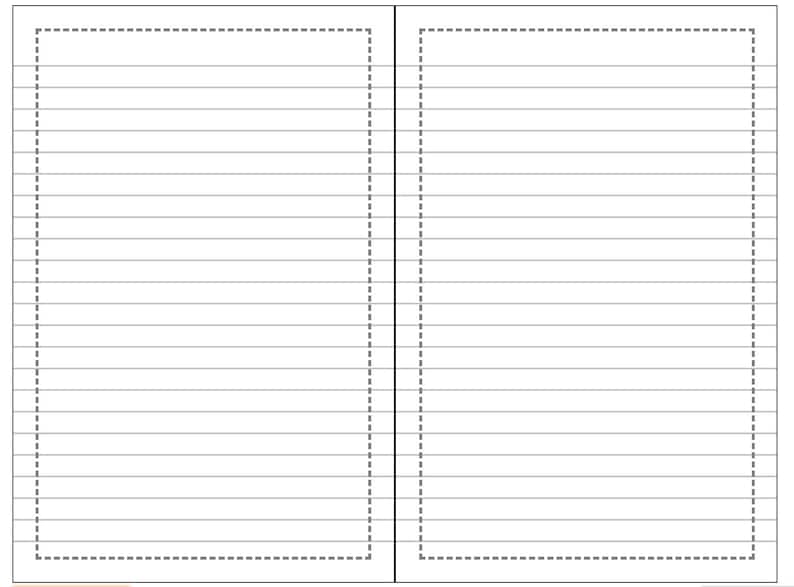 120 Pages Lined Paper (DIGITAL DOWNLOAD) - Etsy