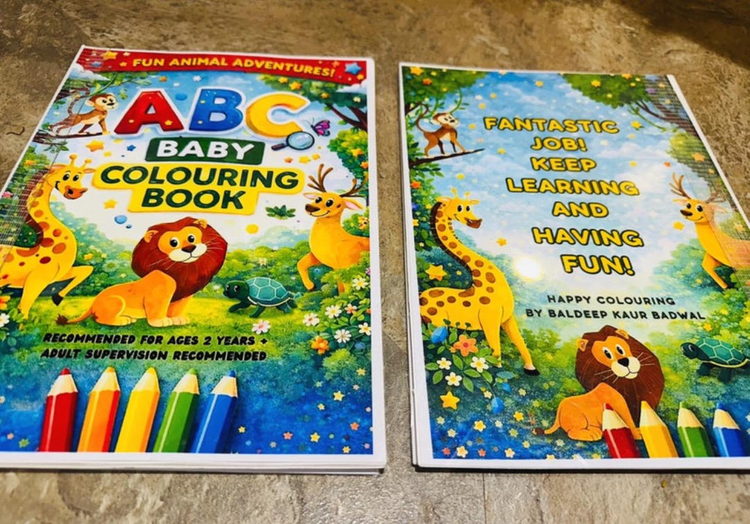 Educational Kids Colouring Book | Animal Alphabet Colouring Pages for ...