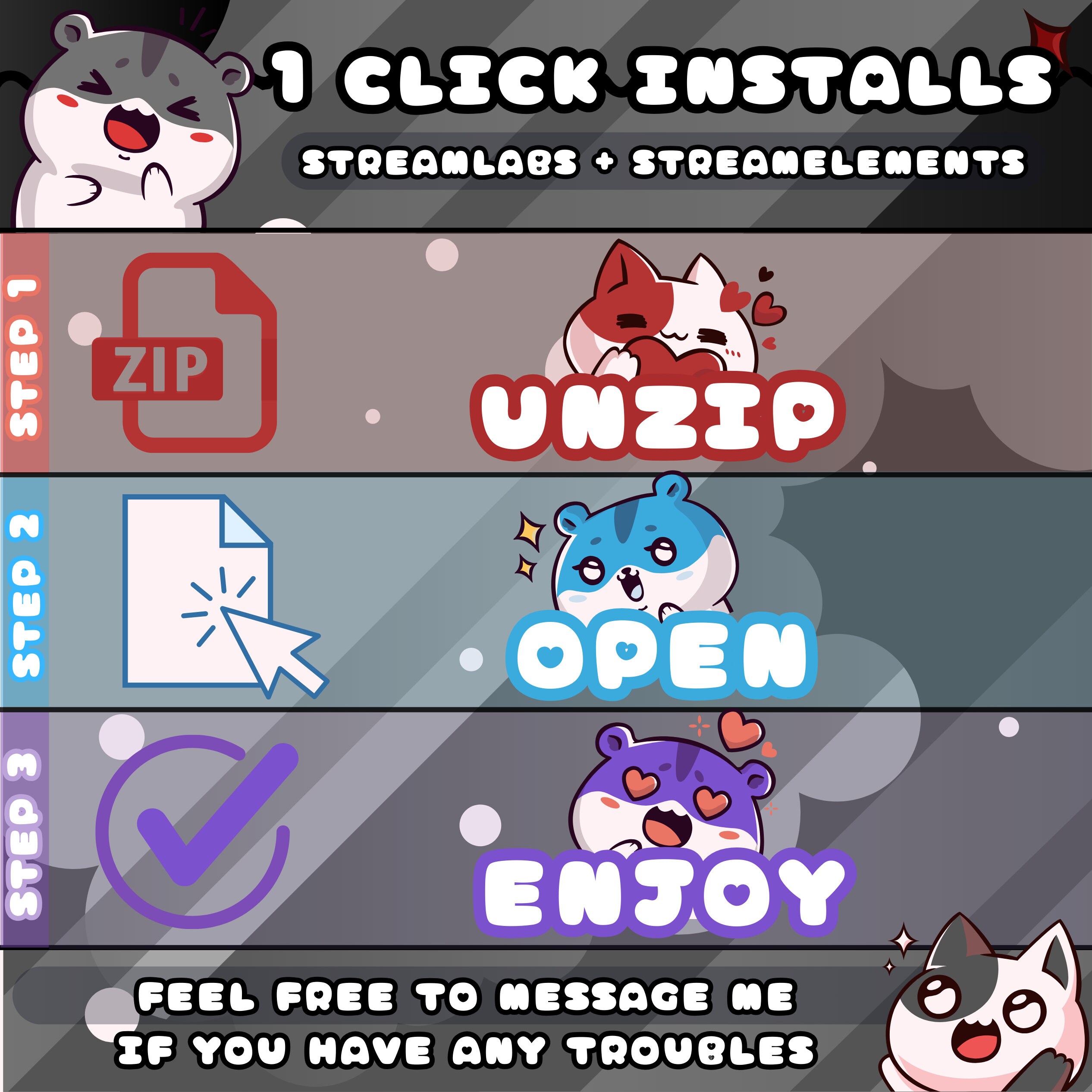 Demon Alerts for Twitch Streamers / Follower Subscriber Bits Donation ...