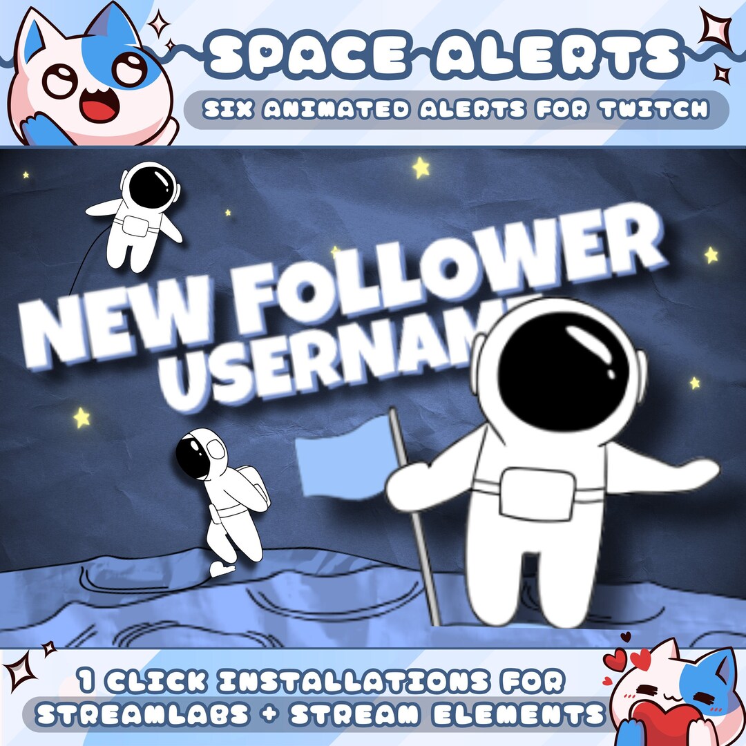 Spaceman Meme Alerts for Twitch Streamers / Follower - Subscriber ...