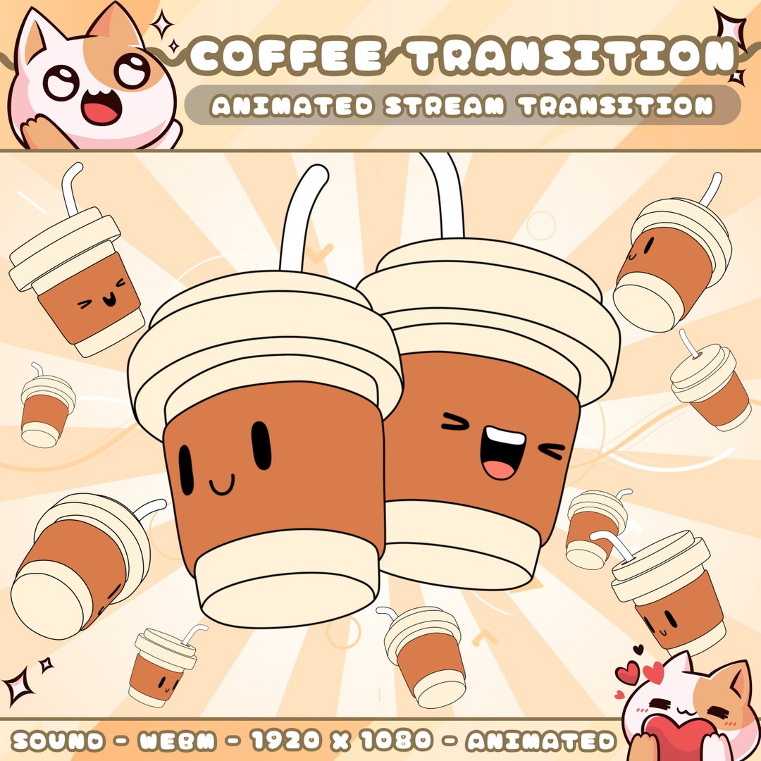 Coffee Stinger Transitions for Streamers | Cute | Cozy | Drink ...