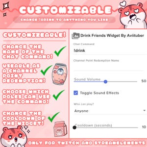 Drink Friends Random Lootbox Widget for Twitch Streamers | Chat Command ...