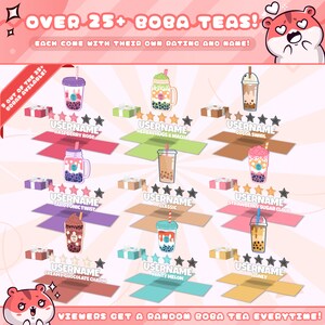Boba Tea Random Lootbox Widget for Twitch Streamers | Chat Command ...