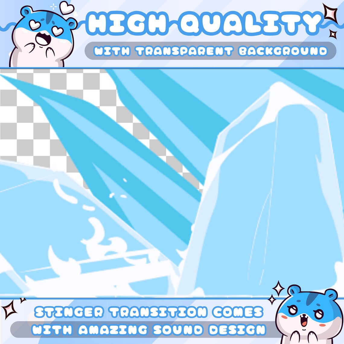 Cryo Ice Stinger Transitions for Streamers Frost Anime Element Frozen ...