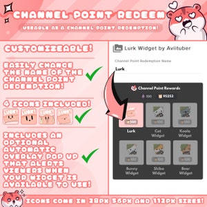 Lurk Widget for Twitch Streamers | Chat Command | Resizeable | Animated ...