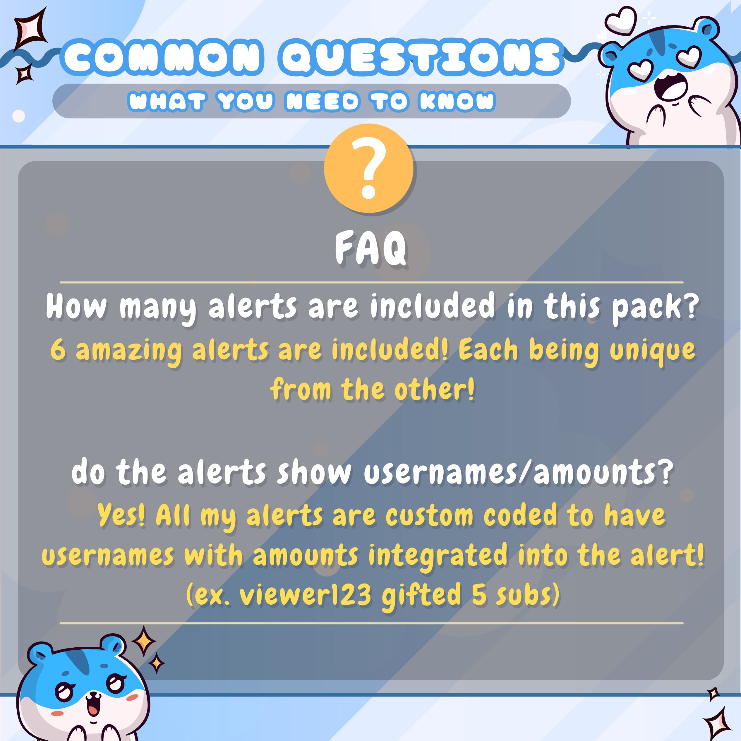 Cute Game Alerts for Twitch Streamers / Follow Subscriber Bits Donation ...