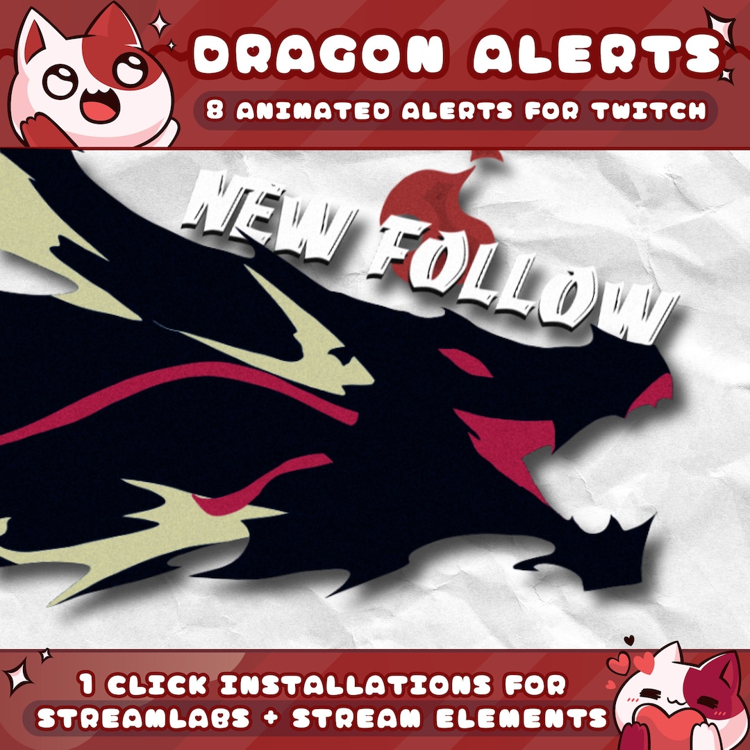 Dragon Alerts for Twitch Streamers - Etsy UK
