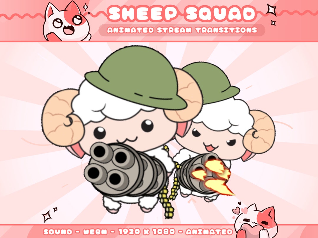Sheep Squad Transitions for Streamers | Cute | Cozy | Adorable | Kawaii ...