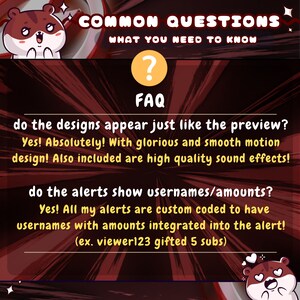 Red Anime Alerts for Twitch Streamers / Follow - Subscriber - Bits ...