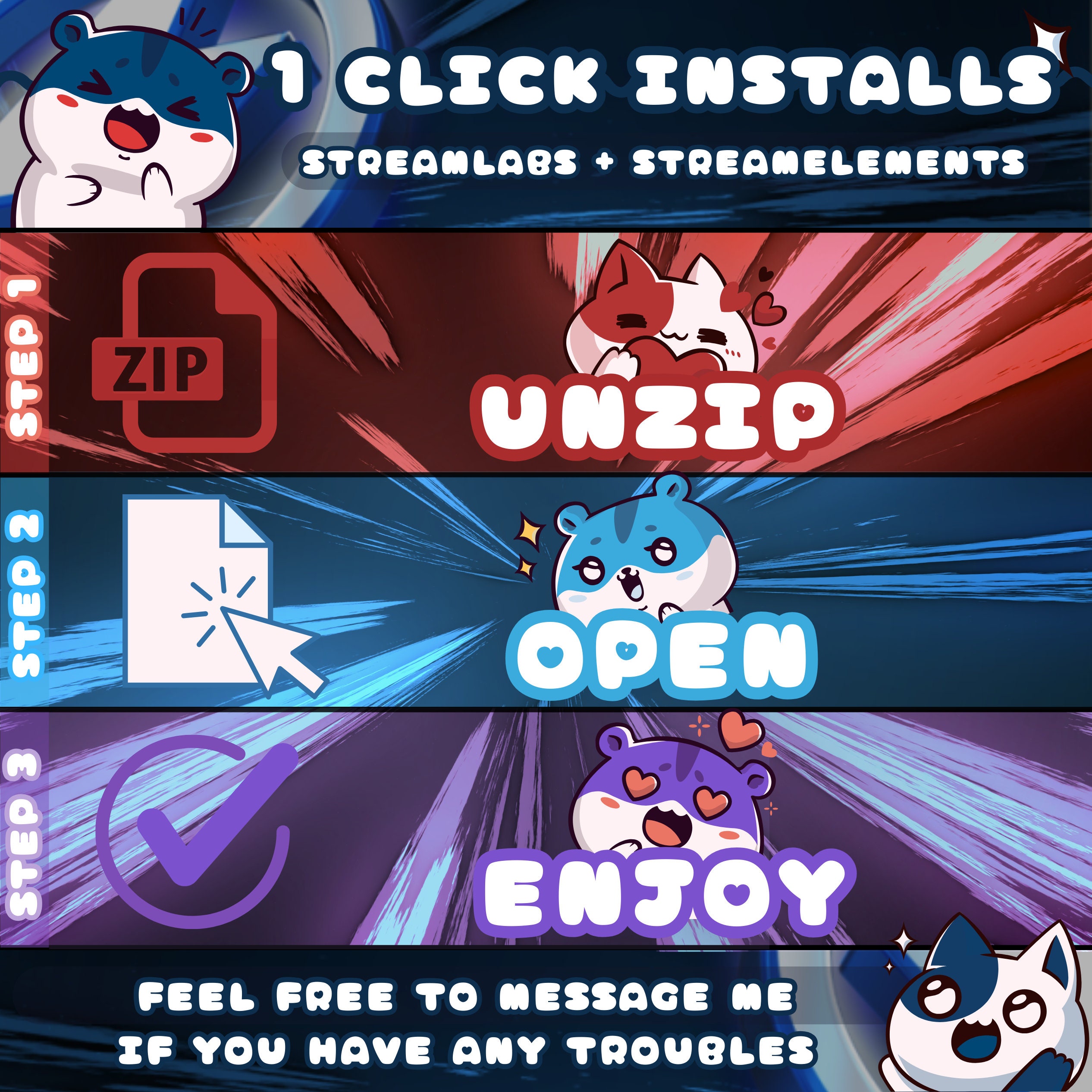 Anime Alerts for Twitch Streamers / Follow Subscriber Bits Donation ...