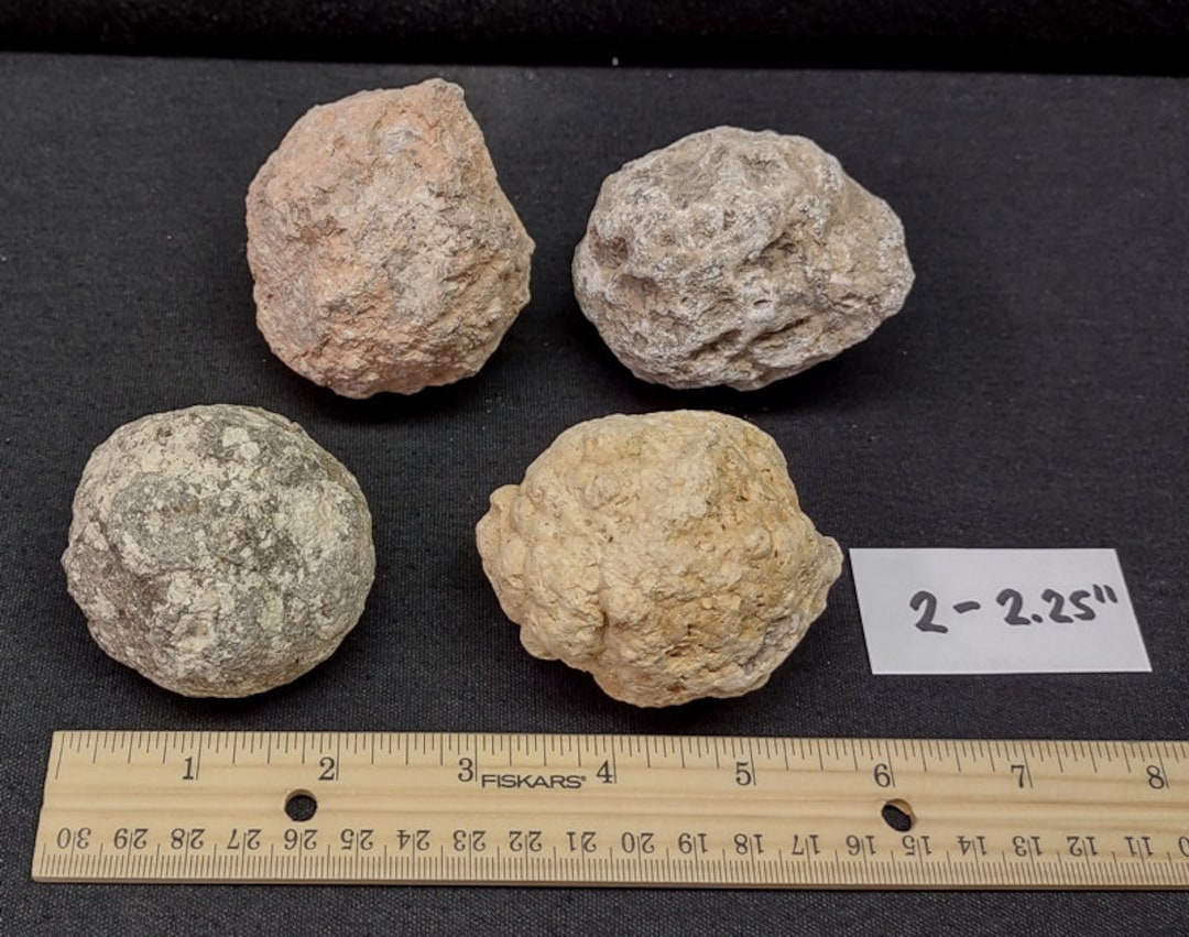 Mexican Geode Variety Pack - Guaranteed Hollow, 2-4" Diameter, 4 Geodes ...