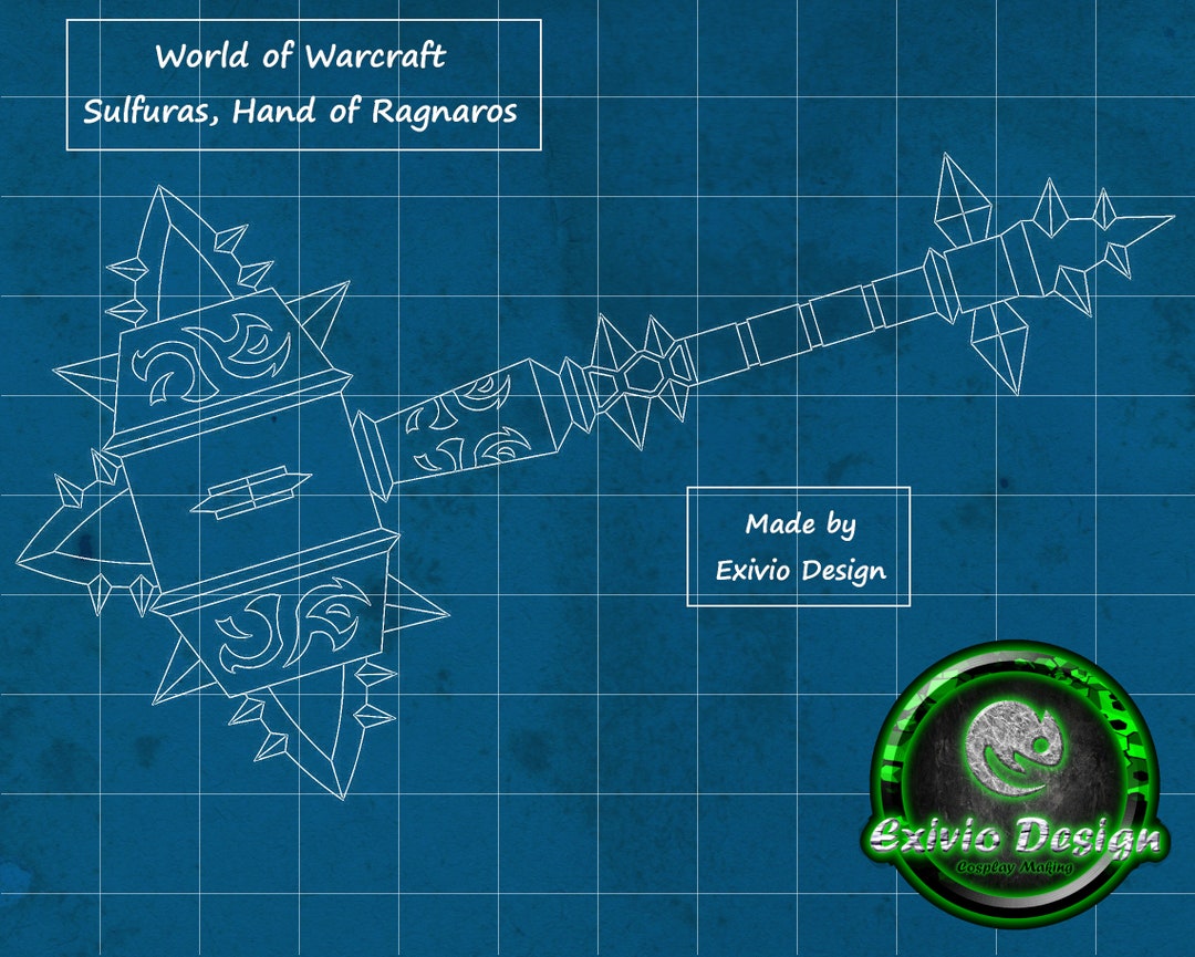 Sulfuras, Hand of Ragnaros (world of Warcraft) - Etsy