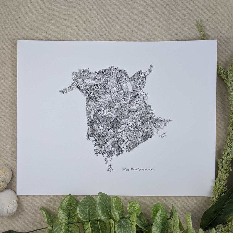 New Brunswick Art, New Brunswick Print, Wild New Brunswick - Etsy Canada