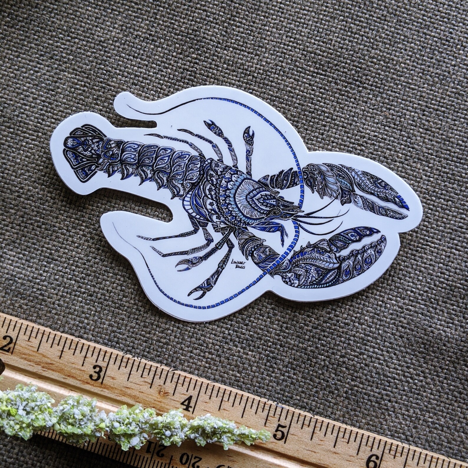 Lobster Sticker Lobster Decal Fisherman Sticker Sealife | Etsy