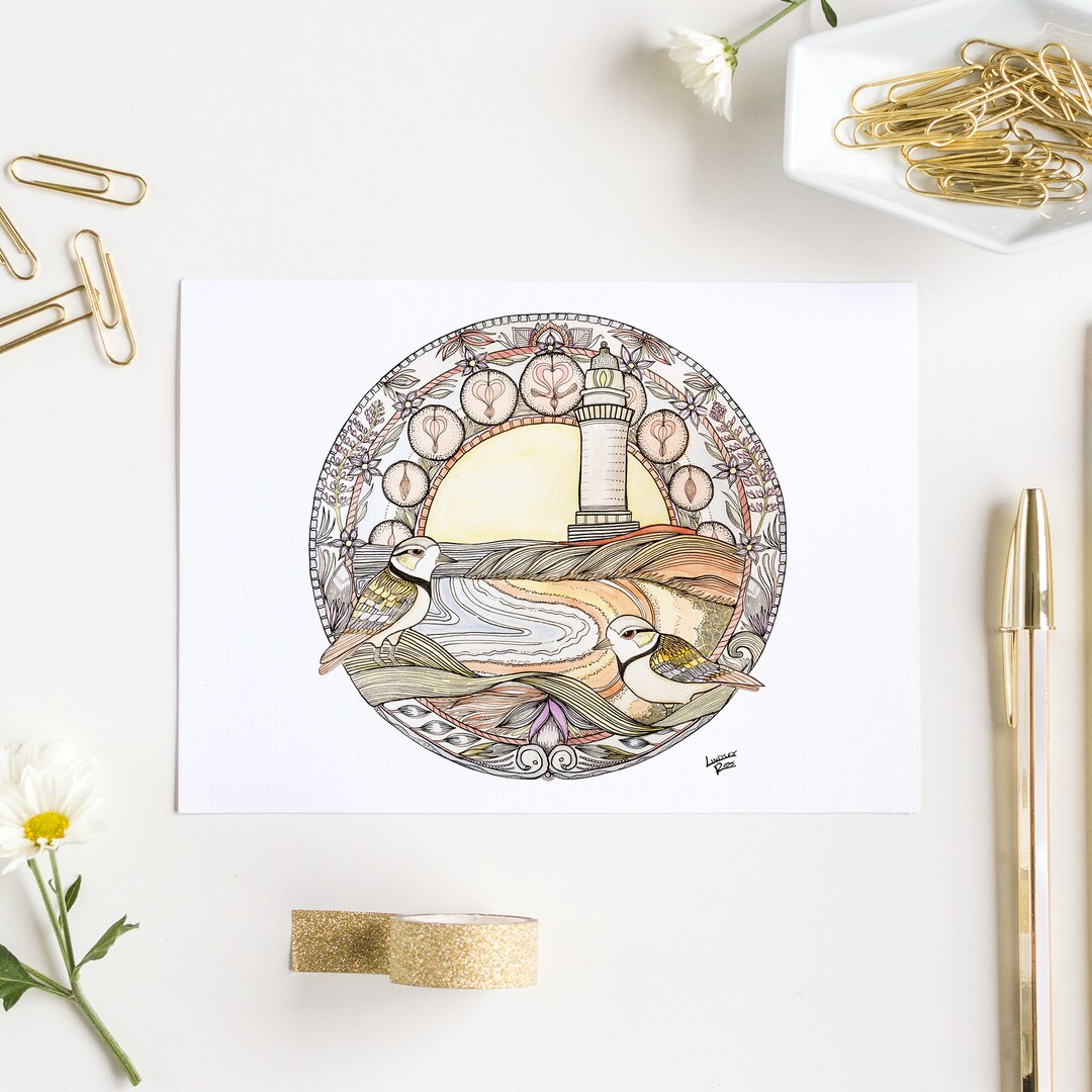 Dreamy Shorebirds Card // PEI Card // Greeting Card, Blank Card, Art ...