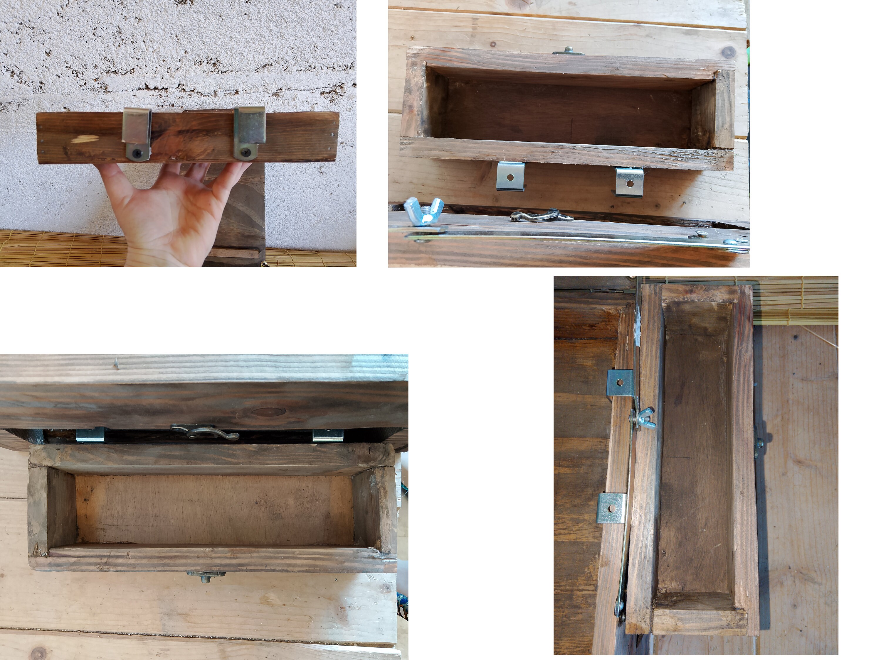 Mini Wooden Box for Artists, Mini Pochade Box Handmade Wooden Painter's ...