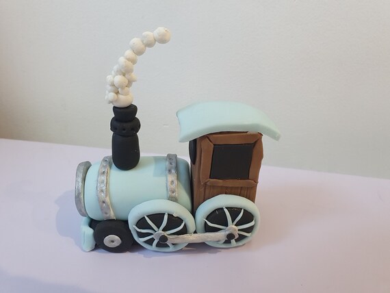 Edible Train Christening Cake Topper - Etsy