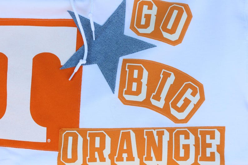 Tennessee Patchwork Pennant Hoodie, College Merch, SEC Sweatshirt ...