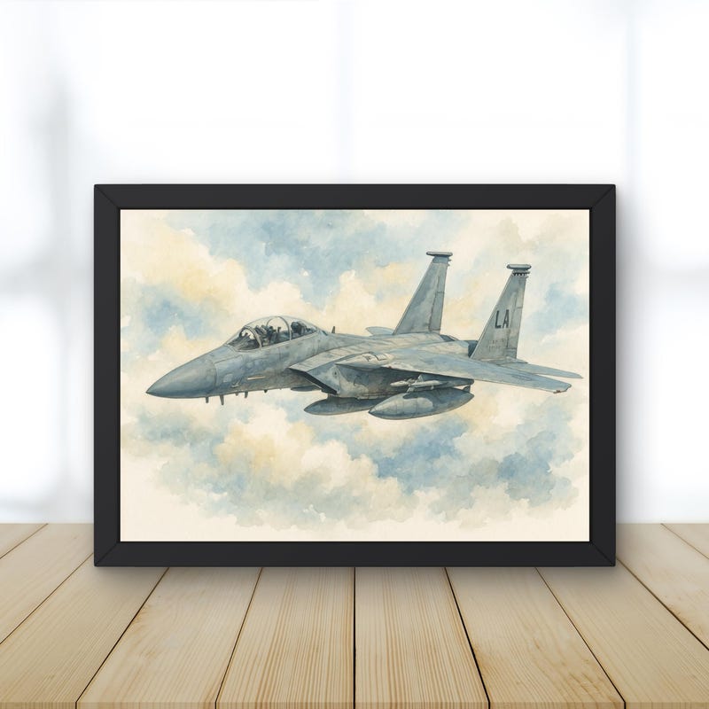 Aviation F15 Wall Art - Etsy