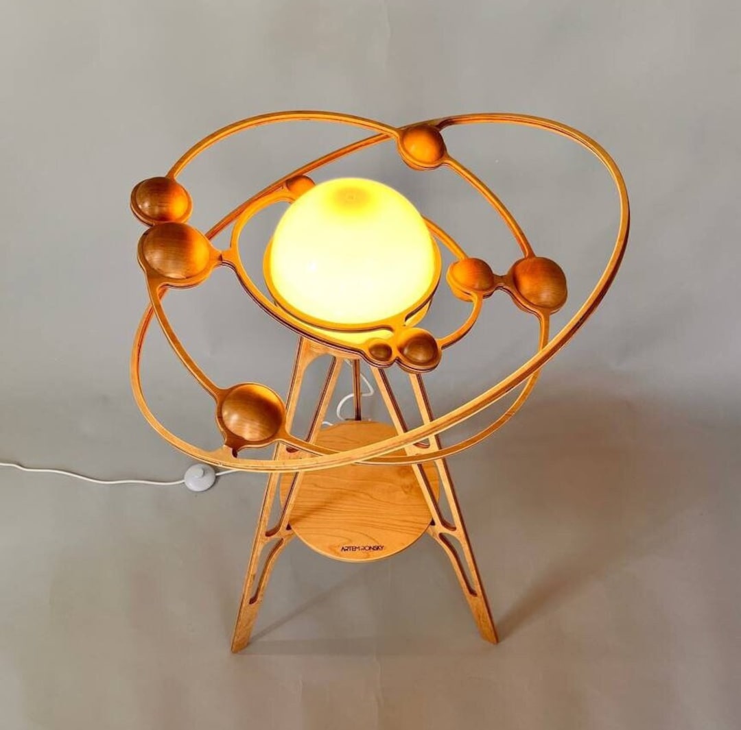 A Space Lamp in the Form of a Solar System Called Telurian Floor Lamp ...