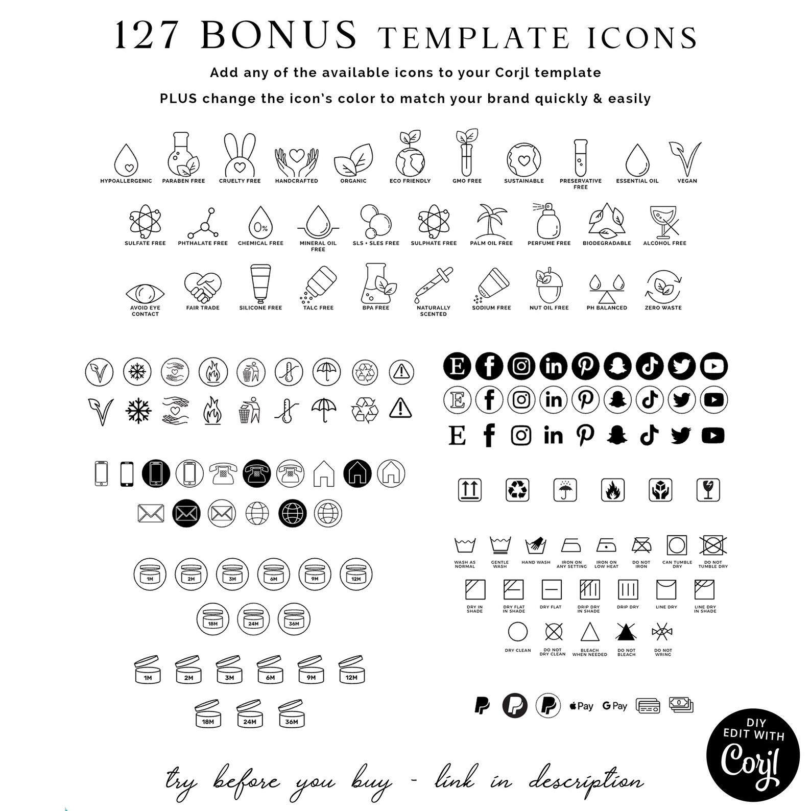 Editable Price List Template A4 & US Letter Minimalist - Etsy UK