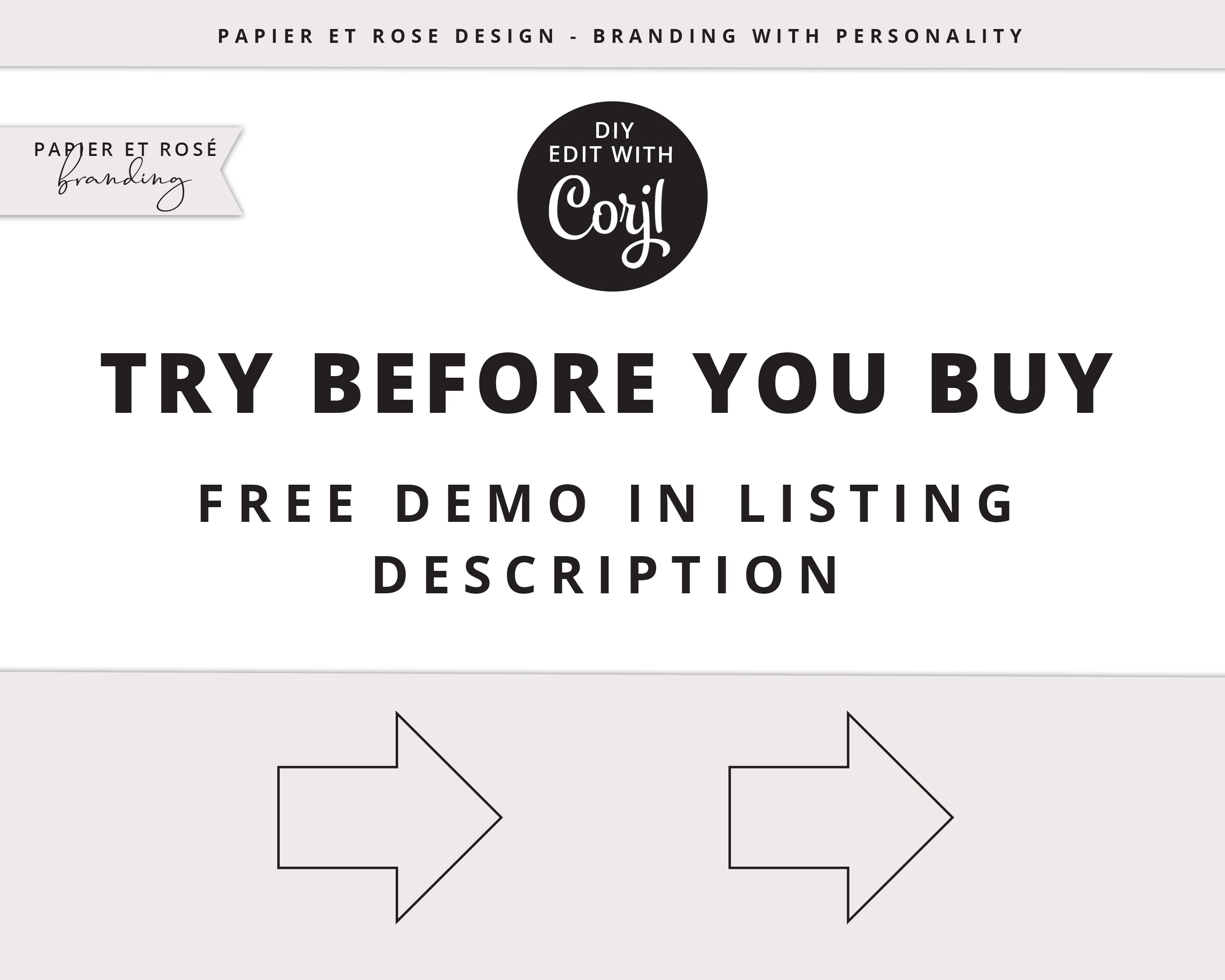 DIY Logo Template Premade Logo EDITABLE Abstract Logo Modern Fashion ...