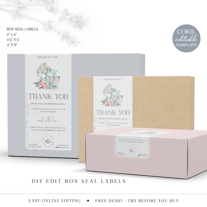 Bakery Labels - Etsy
