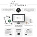 Editable Simple Logo Typography Signature Template Instant - Etsy