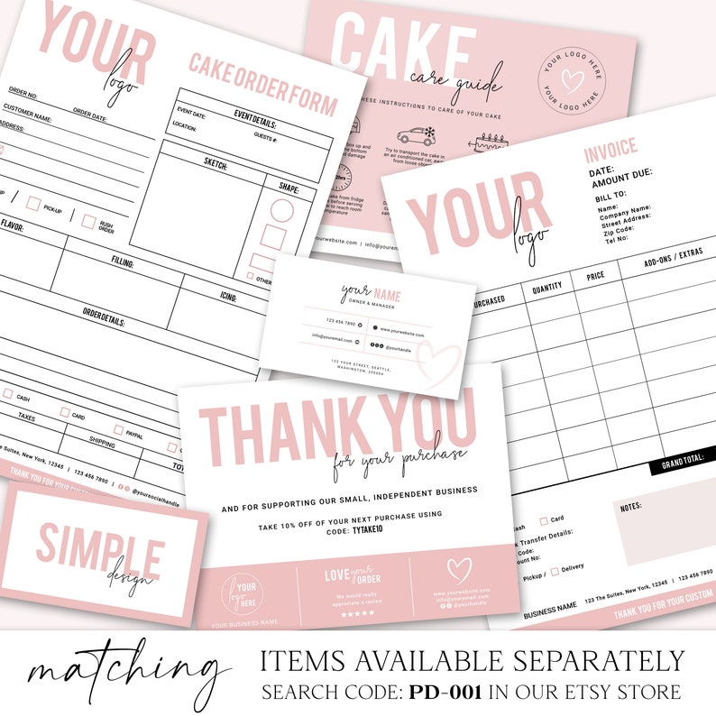 Editable Cake Care Card 2 Sizes Printable Cake Care Template - Etsy UK