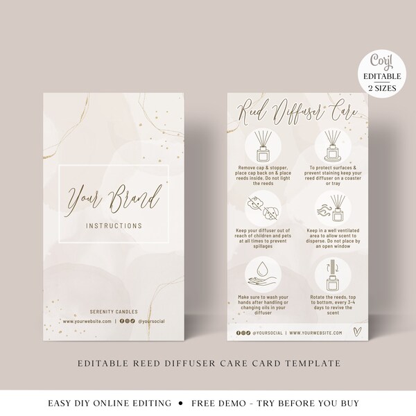 Reed Safety Card - Etsy