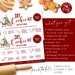 Editable Cookie Kit Instructions Template, 3 Sizes Printable Christmas ...