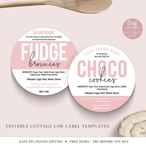 Cottage Food Label - Etsy