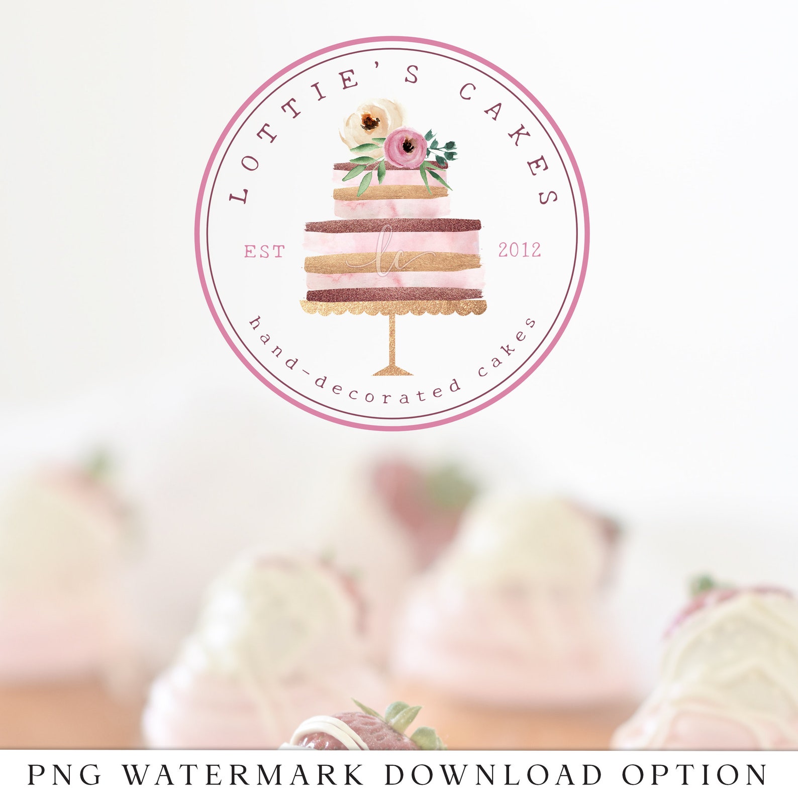 Editable Bakery Logo Bundle DIY Edit Cake Decorator Logo - Etsy UK