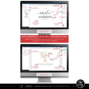 Editable Logo & Watermark Bundle, DIY Edit Logo Template Kit, Elegant ...