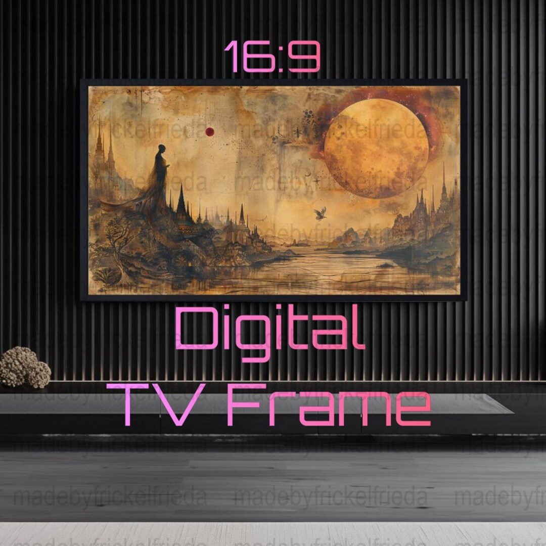Middle Ages and Mythology Frame TV Digital Television Picture Digital ...