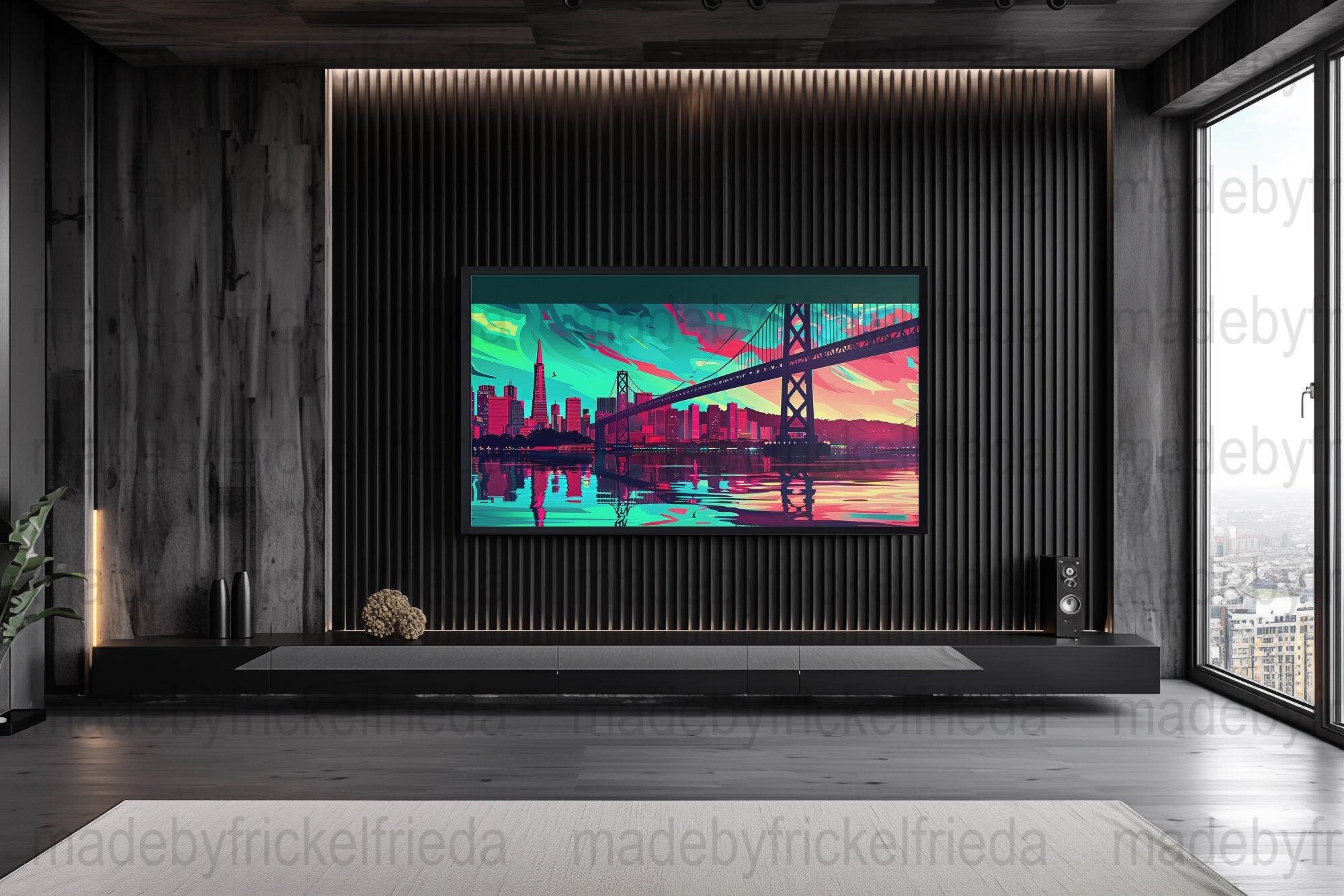 TV Frame San Fransico Skyline Smart Digital Television Picture Digital ...
